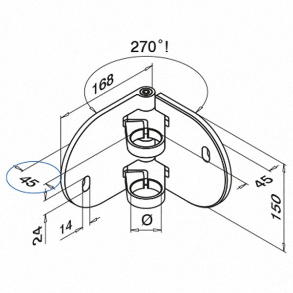 Adjustable Side Fix Baluster Clamp – WPS Handrails